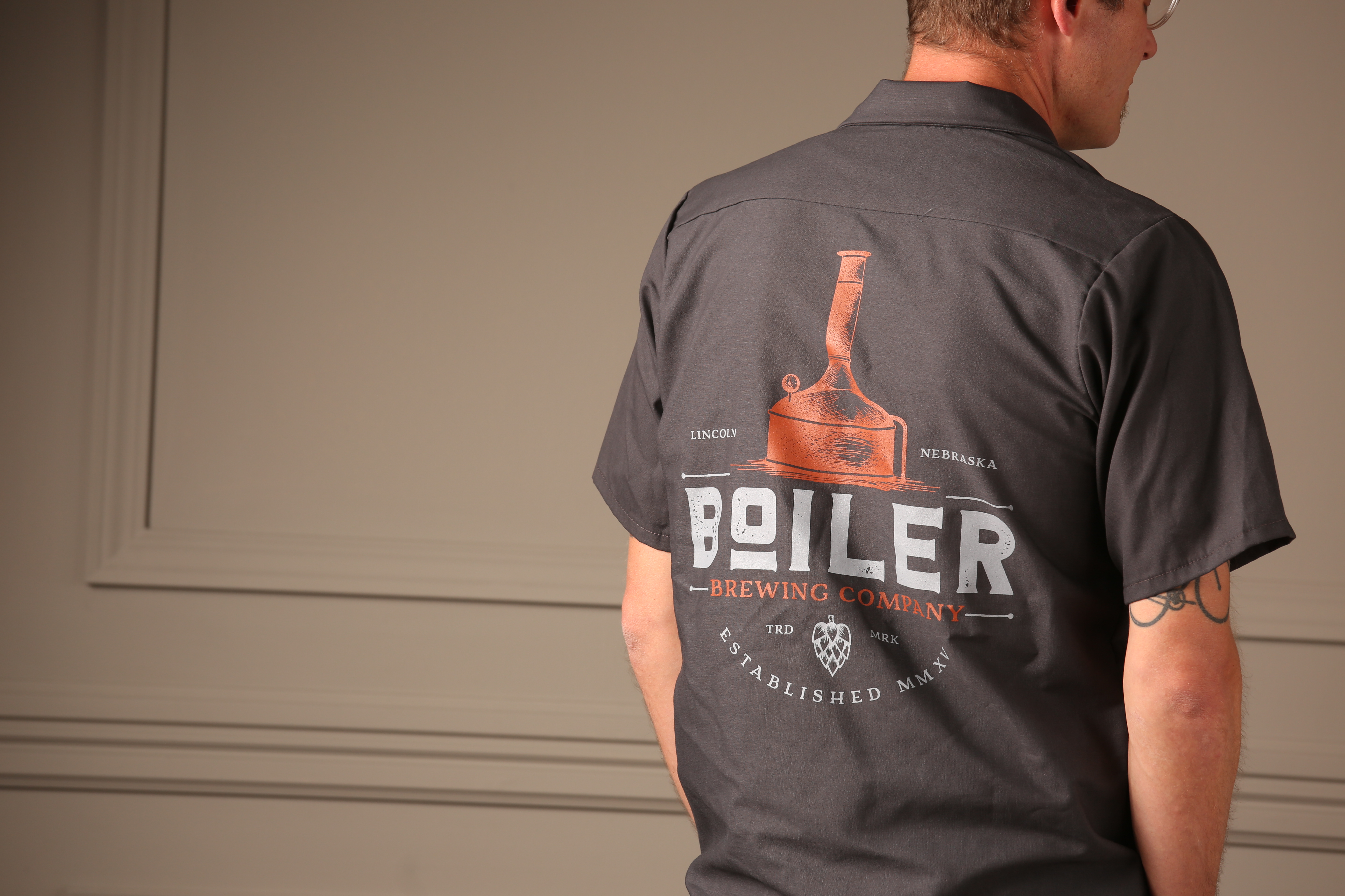 Charcoal Gray BBC T-shirt - Boiler Brewing Company